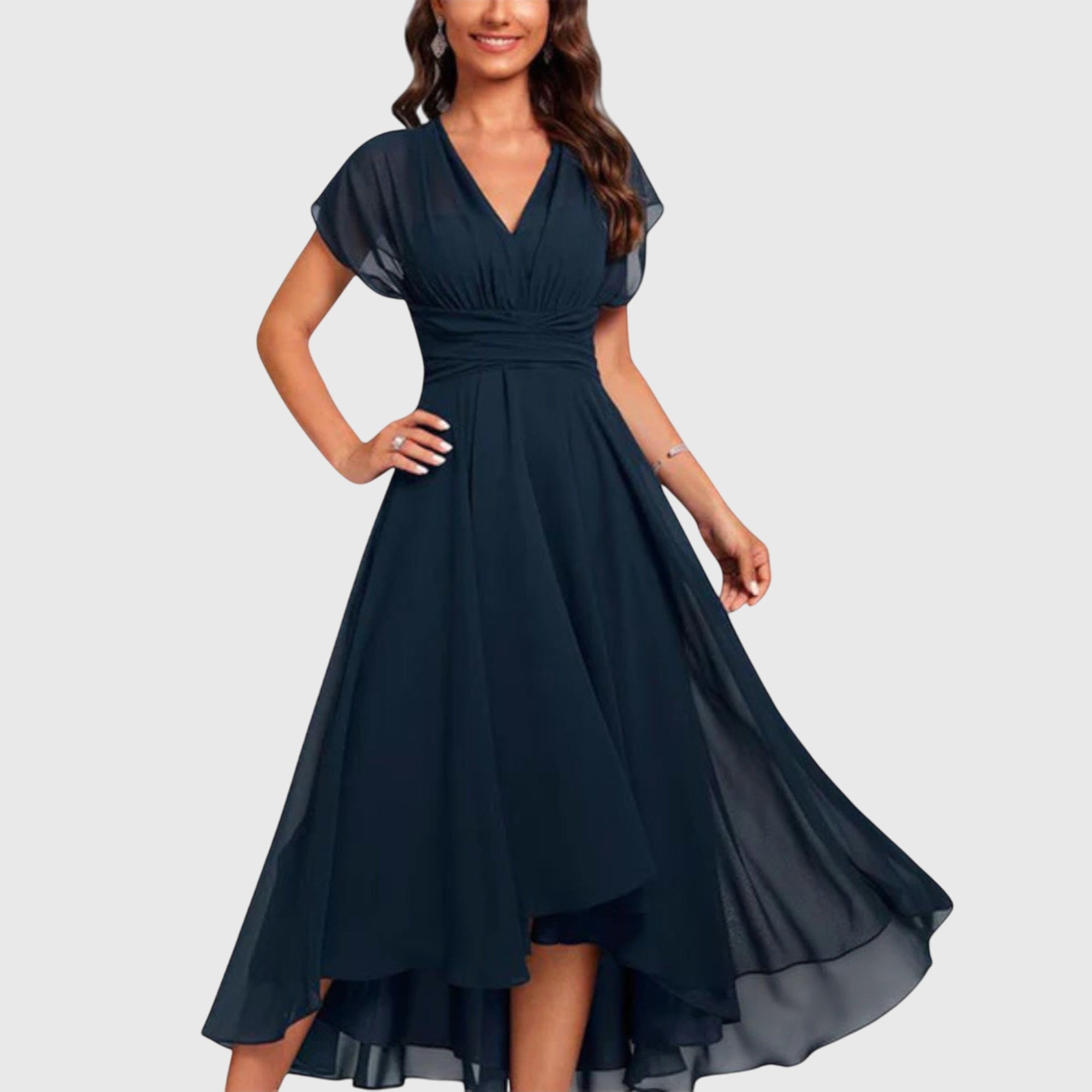 Christina™ | V-Neck A-Line Dress – Amelia Rowe
